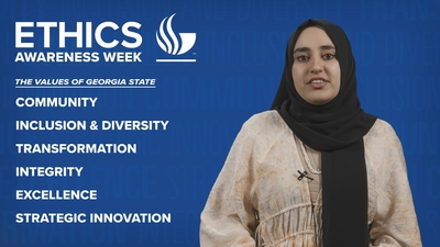 Huda Ahmed Ethics Week - Georgia State University