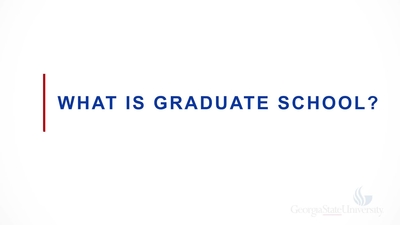 Lakeyta Bonnette Bailey - What is Graduate School.mp4 - Georgia State ...