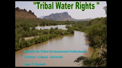 Tribal Water Rights Part 1 of 3: Introduction and History - Northern ...
