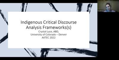Indigenous Critical Discourse Analysis Frameworks Crystal Luce ...