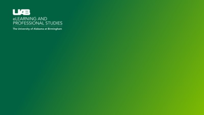 Canvas Basics: Intro to Canvas - The University of Alabama at Birmingham