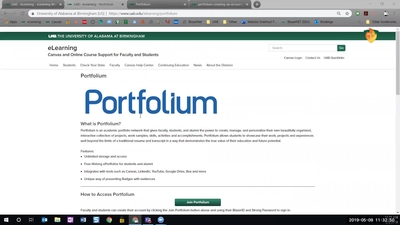 Introduction to Portfolium - The University of Alabama at Birmingham