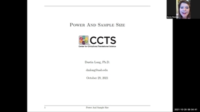 Biostats 2: Power and Sample Size - The University of Alabama at Birmingham