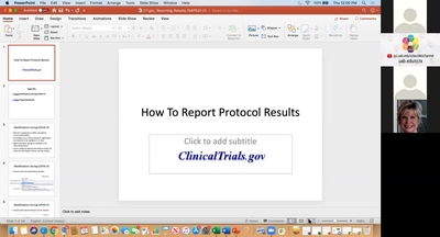 How to Report Protocol Results - The University of Alabama at Birmingham