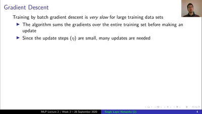 MLP Lecture 02 - Clip 02 - Stochastic Gradient Descent - Media Hopper ...