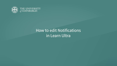 Learn Ultra: Editing Notifications - Media Hopper Create