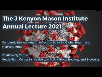 The J Kenyon Mason Institute 2021 Annual Lecture - Media Hopper Create