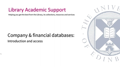 Company & financial databases: Introduction and access - Media Hopper ...