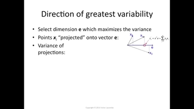 Eigenvector = direction of maximum variance - Media Hopper Create