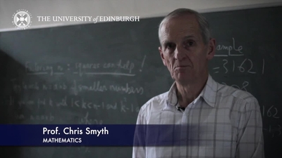 Chris Smyth- Mathematics- Research In A Nutshell - School of ...
