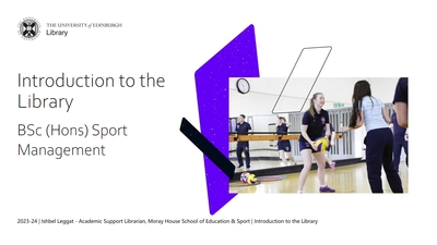 Introduction to the Library (BSc (Hons) Sport Management) - Media ...
