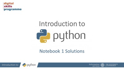 Introduction to Python Notebook 1 - Media Hopper Create