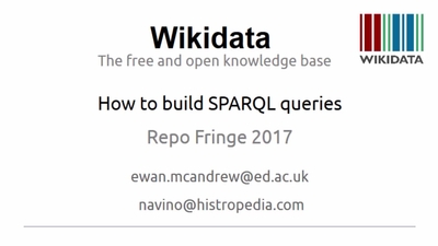 How to build SPARQL queries to retrieve/visualise data in Wikidata ...