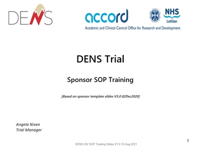 DENS Trial SOP Training slides - Media Hopper Create