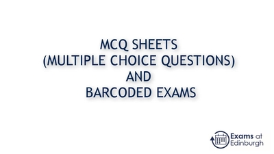 How to prepare barcoded exam scripts and MCQ sheets - Media Hopper Create
