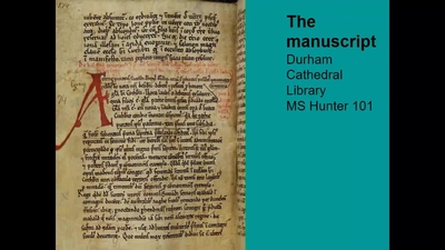 Inside a Medieval Manuscript by Dr Sally Crumplin - Media Hopper Create