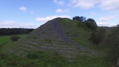 Coal spoil heap at Hartwood research farm - Media Hopper Create