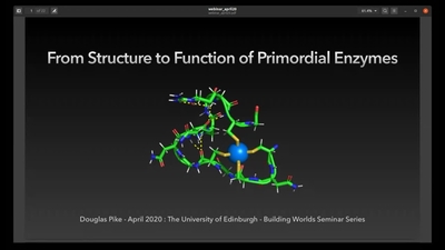 Douglas Pike - FROM STRUCTURE TO FUNCTION OF PRIMORDIAL ENZYMES - Media ...
