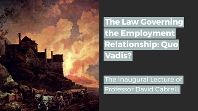 The Inaugural Lecture of Professor David Cabrelli - Media Hopper Create