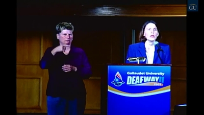 The Deaf Way II: Presentation Series Advocacy and Community Development ...