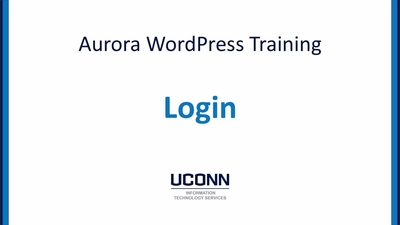 03-Login - University of Connecticut - MediaSpace