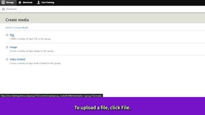 CMS Training | Introduction to the CMS | The Media library | Uploading ...