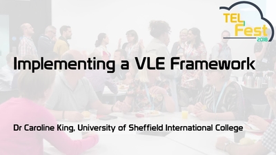 Implementing a VLE framework - The University of Sheffield Kaltura ...