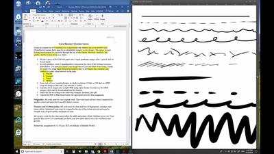 Arts 113 Line Project Tips & Examples - Liberty University