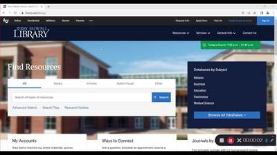 How to Contact the Library - Liberty University