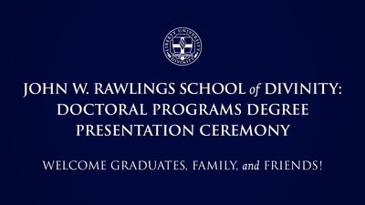 School of Divinity - Doctoral Programs | May 11, 10:00AM - Liberty ...