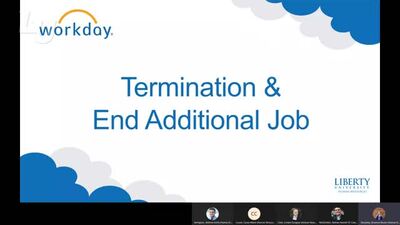 Workday Training -- Terminations - Liberty University