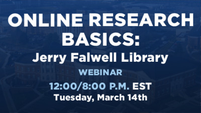 Online Research Basics | Jerry Falwell Library - Liberty University