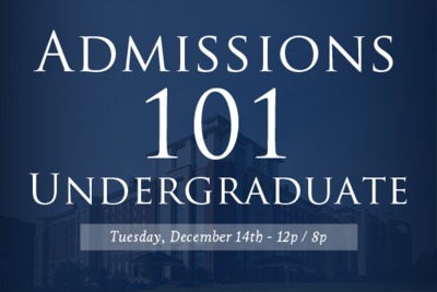 Admissions 101 | Undergraduate - Liberty University
