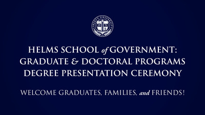 School of Government: Graduate & Doctoral Programs | May 8, 6:00PM ...