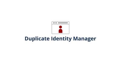 Duplicate Identity Manager - Liberty University