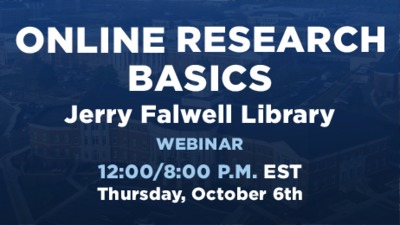 Online Research Basics | Jerry Falwell Library - Liberty University
