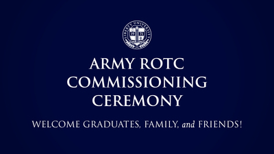 Army ROTC Commissioning Ceremony | May 13, 5:00PM - Liberty University