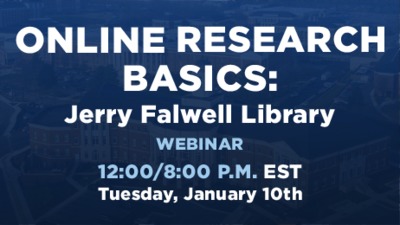 Online Research Basics | Jerry Falwell Library - Liberty University