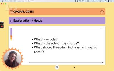 Explanation on English 10's Choral Ode (Module 3) - Liberty University