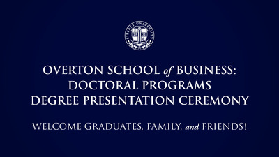 School of Business - Doctoral Programs | May 9, 2:00PM - Liberty University