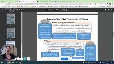 MLA - Creating a Webpage Work Cited Entry - Liberty University