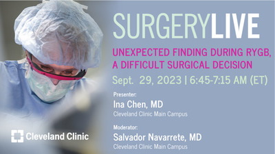 Surgery Live - Sept. 29, 2023 - ConsultQD Live | Physician to physician ...