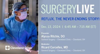Surgery Live - Dec. 13, 2024 - ConsultQD Live | Physician to physician ...