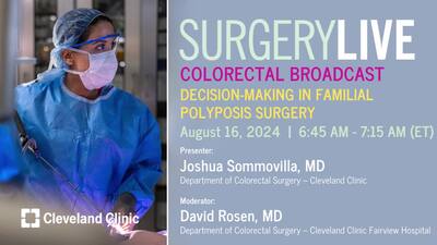 Surgery Live - August 16, 2024 - ConsultQD Live | Physician to ...