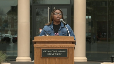 MLK Day March: Calyn Adams Sings "Lift Every Voice and Sing" - Video ...
