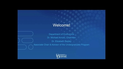 Department of Economics — Lerner College of Business and Economics - UD ...