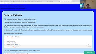 Prototype Pollution - UD Capture | University of Delaware