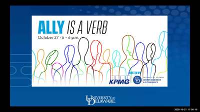 Ally is a Verb with KPMG 10/27/2020 - Sponsored by Lerner Diversity ...