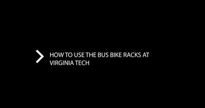 How to Use the Bus Bike Racks at Virginia Tech - Virginia Tech - Video