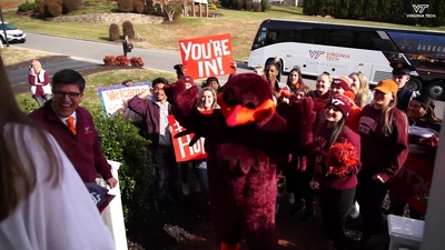 Virginia Tech surprises students with offers of admission - Virginia ...